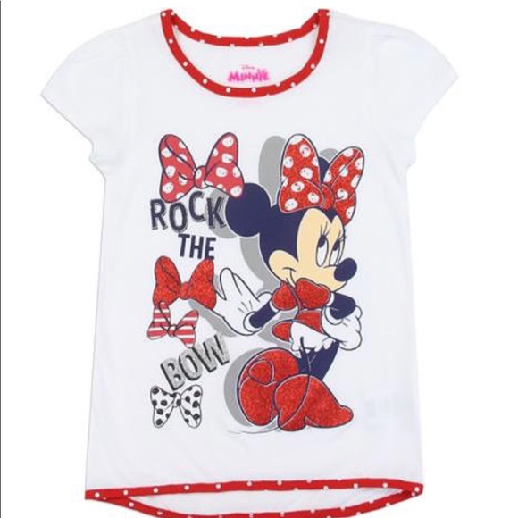 Disney | Shirts & Tops | Nwt Minnie Mouse Girls Toddler Tshirt | Poshmark